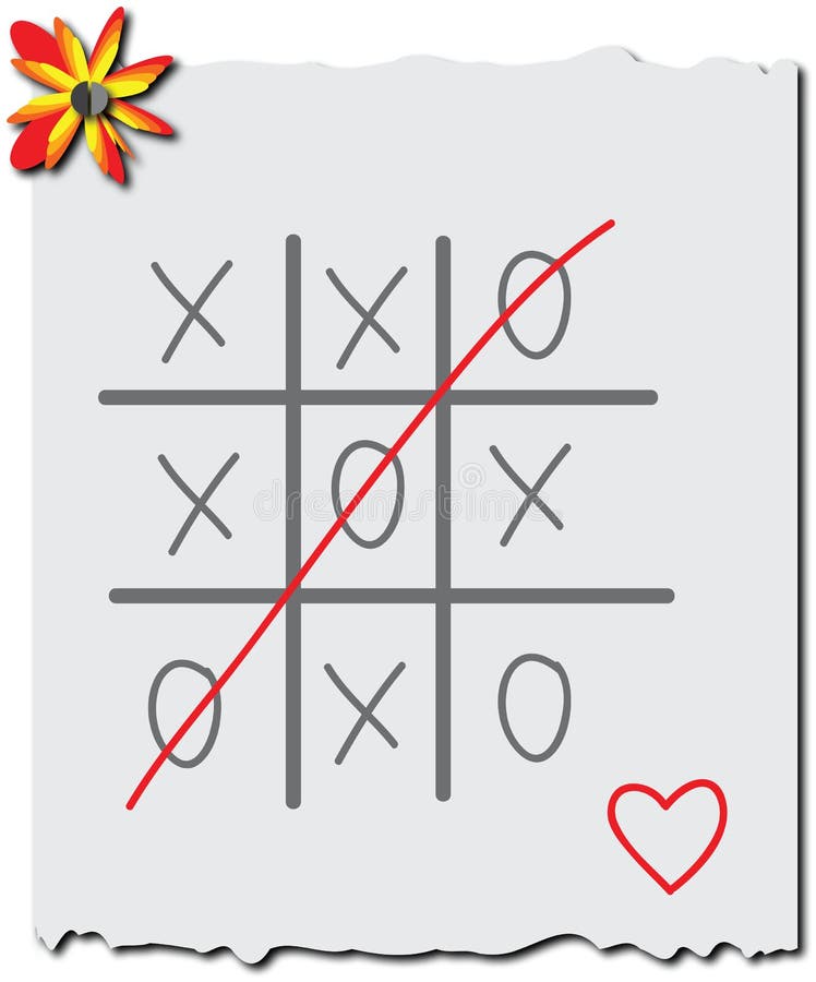 Background of game x and o stock vector. Illustration of handwriting ...