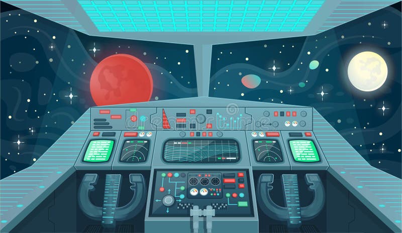 Cartoon Rocket Cockpit Stock Illustrations – 318 Cartoon Rocket Cockpit ...
