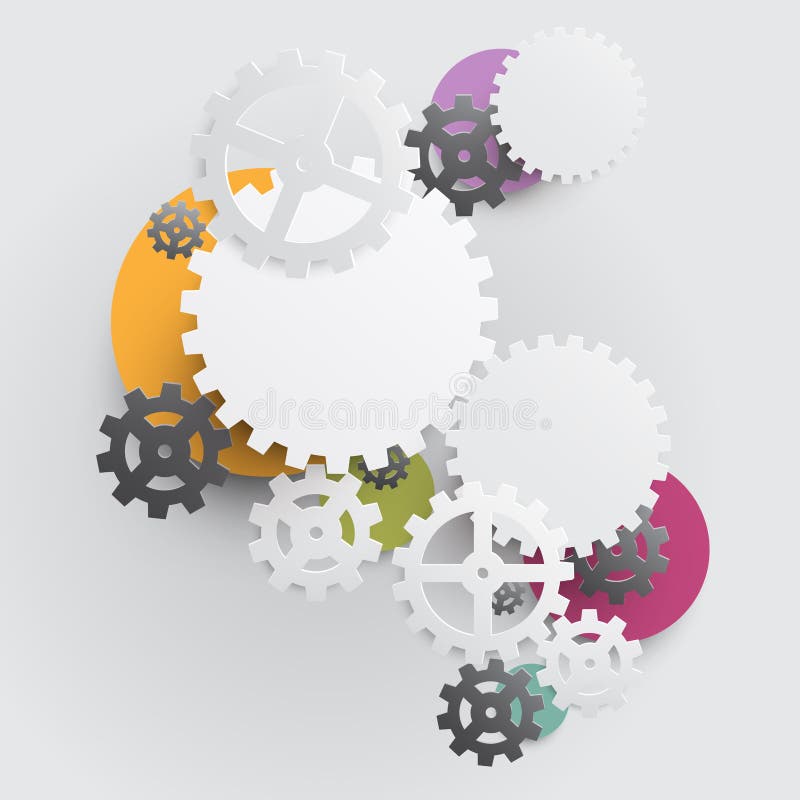 Background of gears stock illustration. Illustration of gears - 36619478