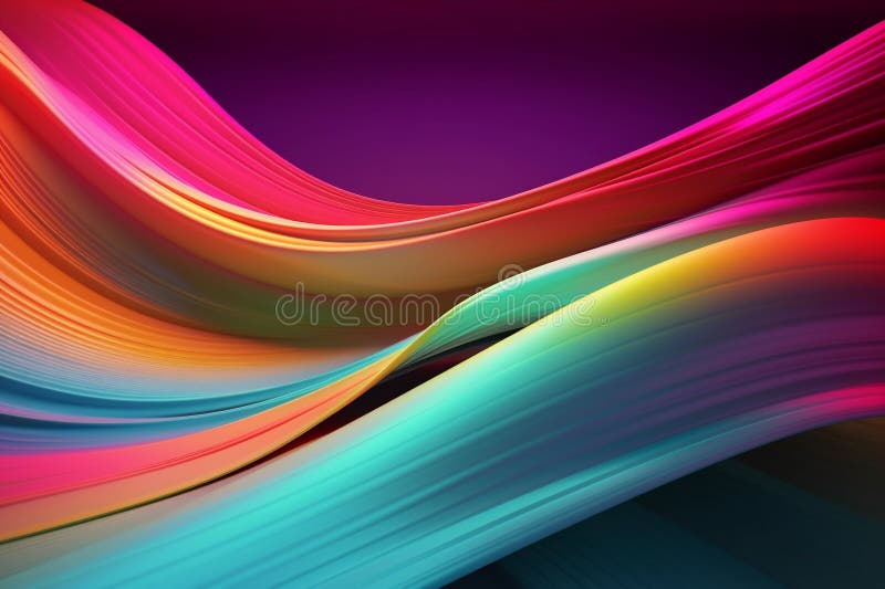Background Abstract Flow Colorful Backdrop Modern Design Curve Color ...