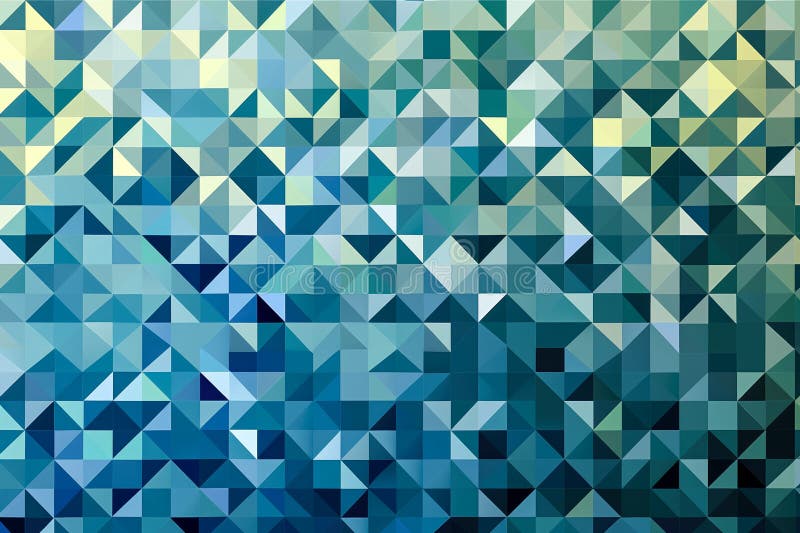 Background with a Geometric Pattern of Triangles in Shades of Blue and ...