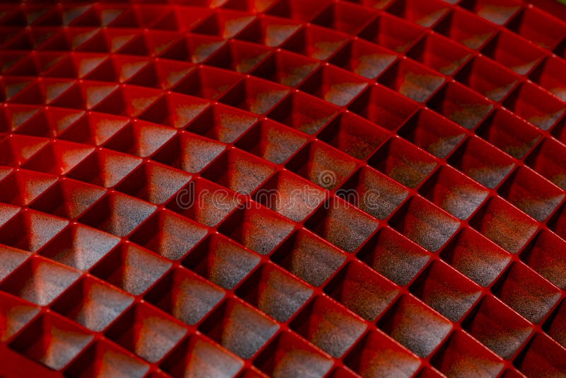 Background with Geometric Shapes of Abstract Shape in Red Stock Photo ...
