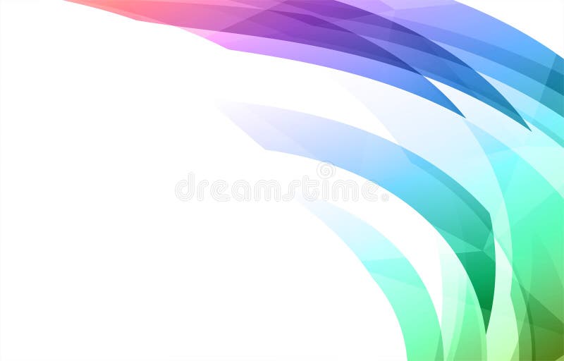 Background with Geometric Shapes Full Color Stock Vector - Illustration ...