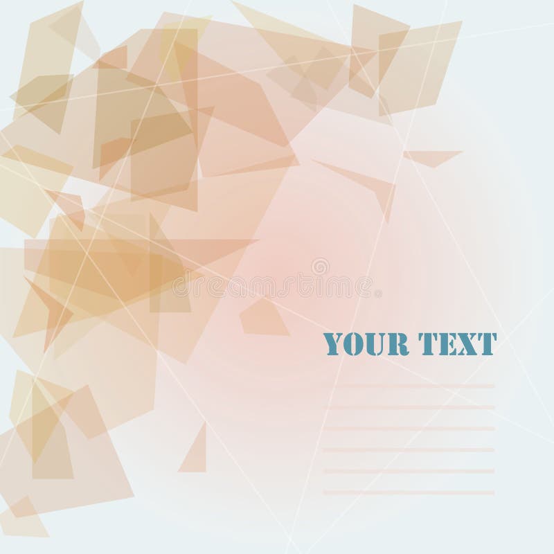 Background of Geometric Shapes with a Goal Under the Text. Stock Vector ...