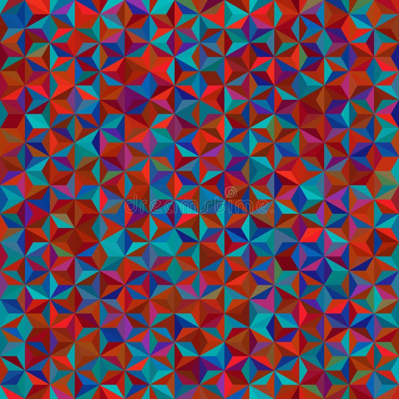 Background of Geometric Shapes. Red, Blue, Brown, Colors. Stock Vector ...