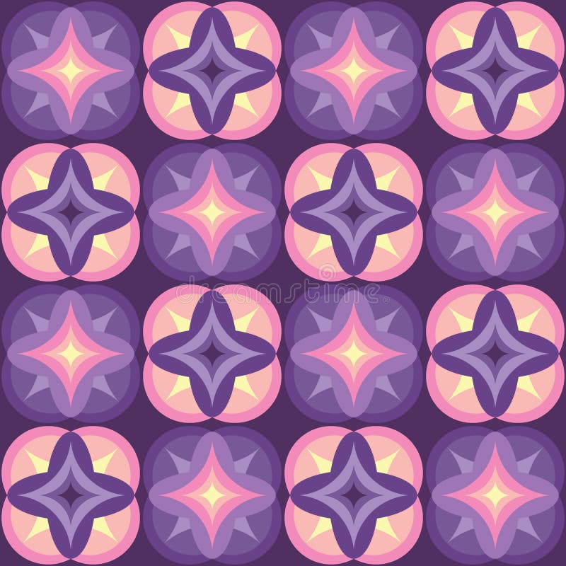 Background Geometric Stars Design. Abstract Seamless Pattern. Vector ...