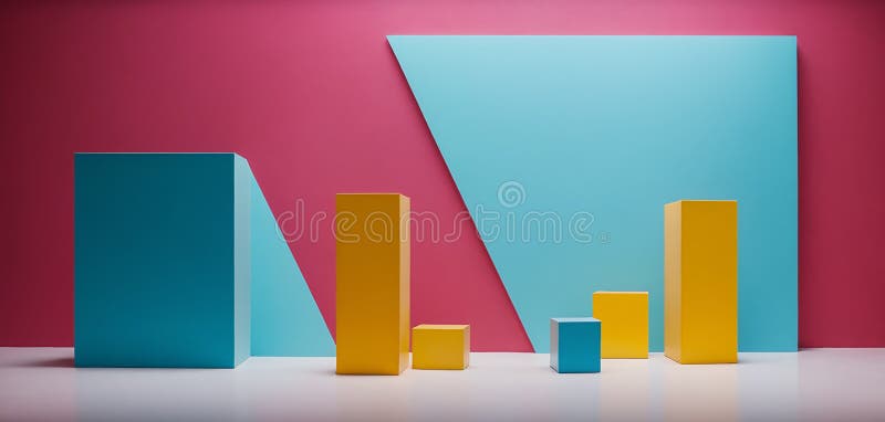 Abstract Illustration,background with Geometrically Outlined Zones and ...