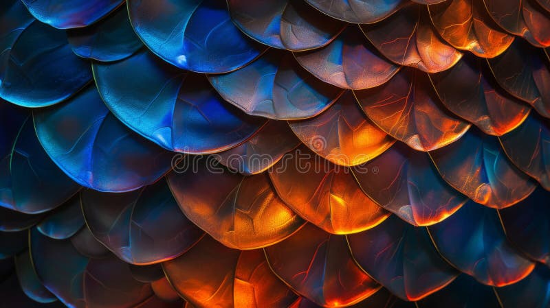 Background of Giant Fish Scale Stock Image - Image of security, texture ...