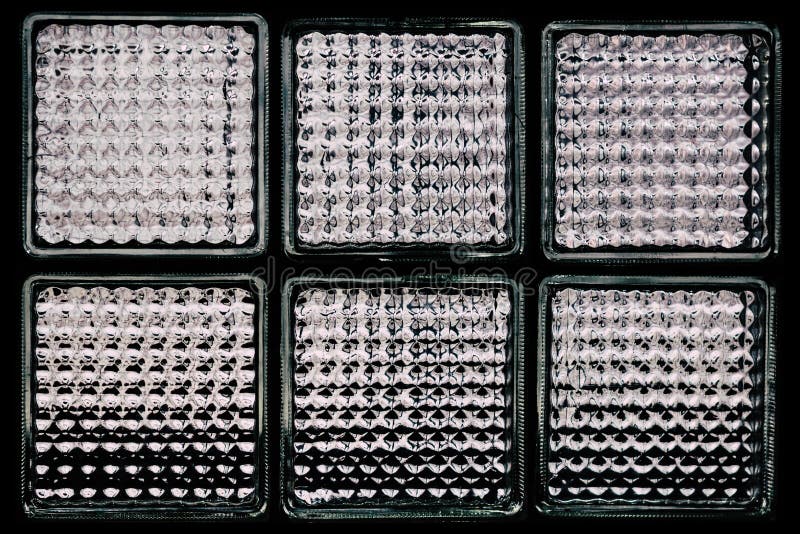 Background of Glass Blocks Wall. Pattern Stock Image - Image of brick ...