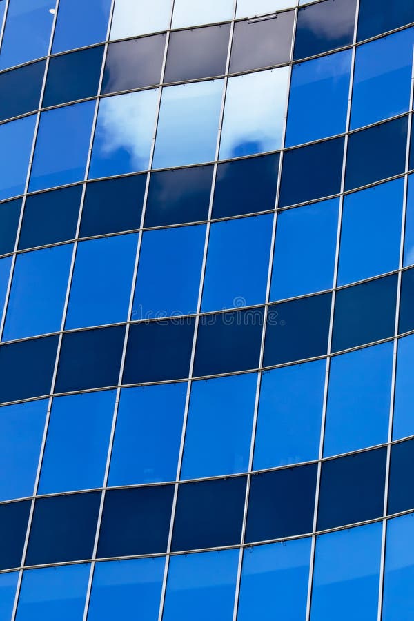 Background of Glass Windows of a Tall Building Stock Photo - Image of ...