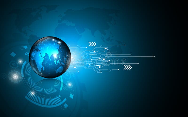 Background Global Technology Innovation Concept Stock Vector ...