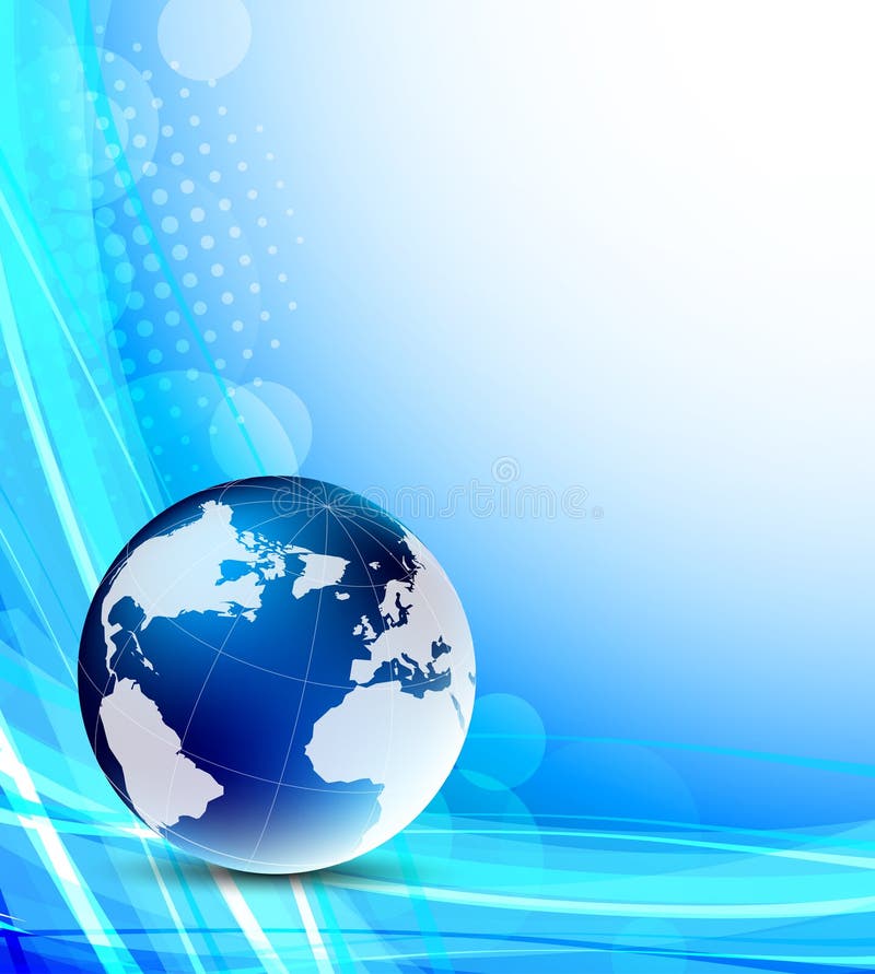 Background with globe stock vector. Illustration of design - 26306058