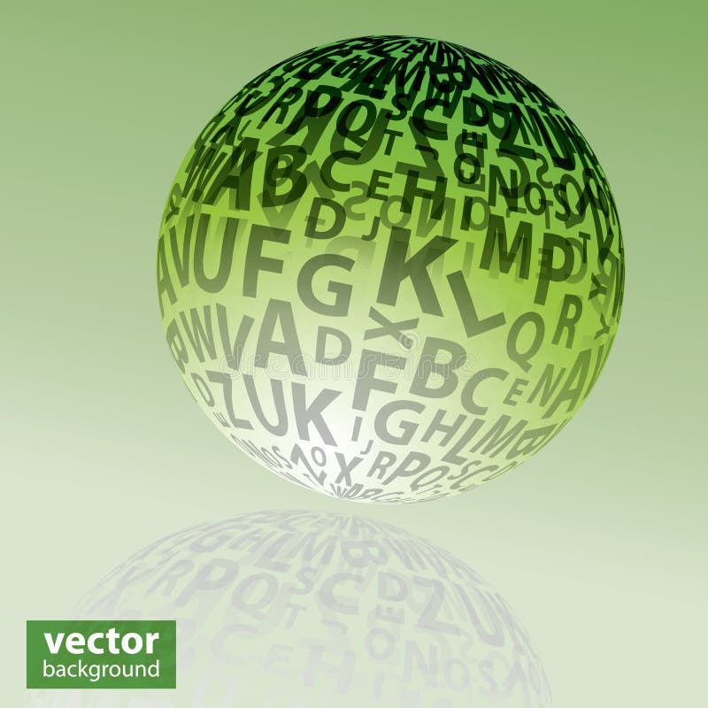 Background With Globe Stock Vector Illustration Of Background 258533094