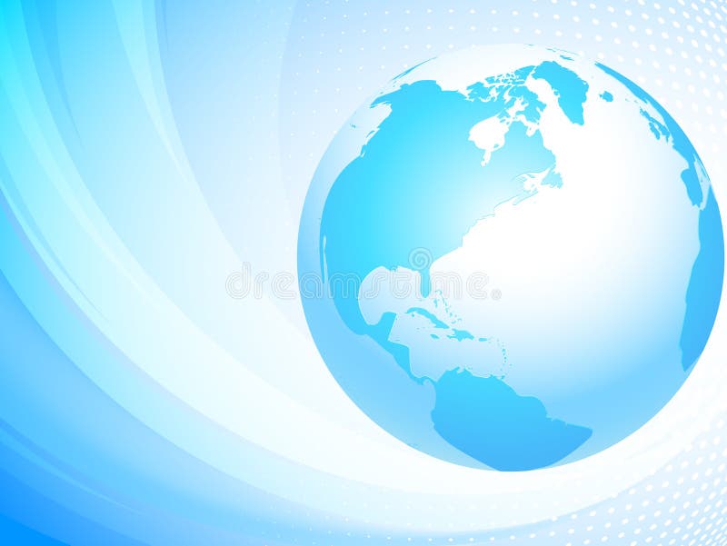 Background with globe stock vector. Illustration of curve - 56590387