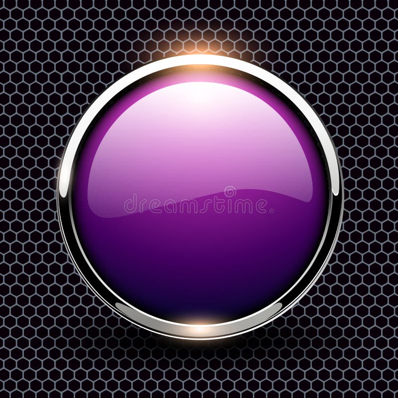 Background with 3D button stock vector. Illustration of blue - 31932664