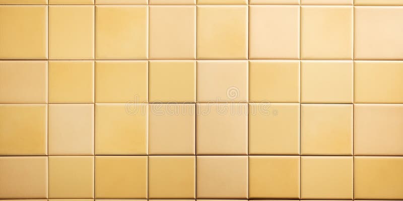 Background with Glossy Yellow Rectangular Tiles. Generative AI Stock ...