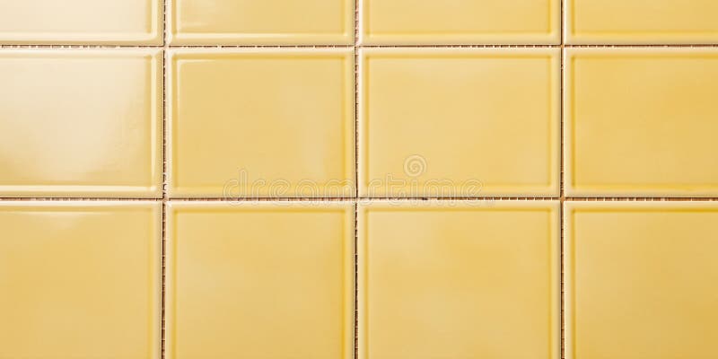 Background with Glossy Yellow Rectangular Tiles. Generative AI Stock ...