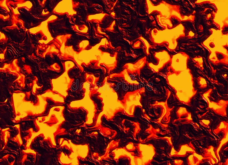 Background of Glowing Hot Lava Stock Illustration - Illustration of ...