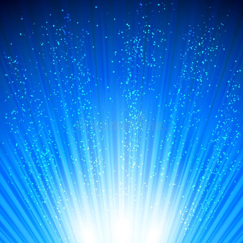 Background with Glowing Rays and Shiny Glitter Stock Vector ...
