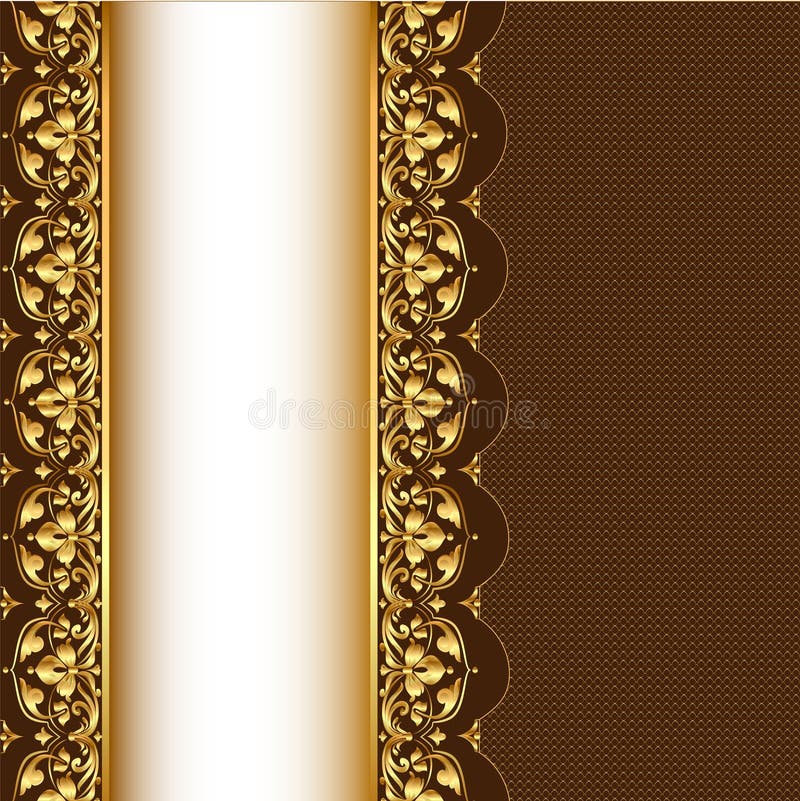 Vector Ornamental Background. Stock Vector - Illustration of curl ...