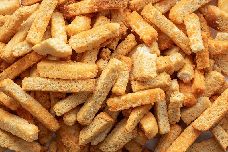 Background of Golden Long Crackers Lying on the Mound Stock Photo ...