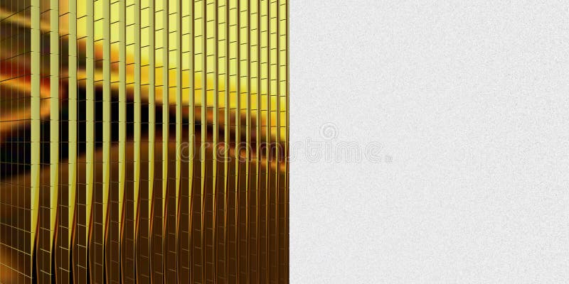Background, Golden Plates, Geometric Shapes, Abstract Design. 3D Render ...