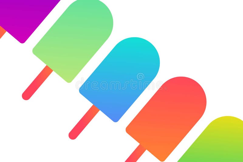 Background with Gradient Ice Cream. Template for Banner, Card, Poster ...