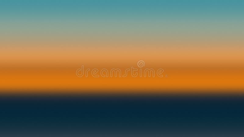 Background Gradient Sunset Blue Orange, Sunlight Horizon Stock ...