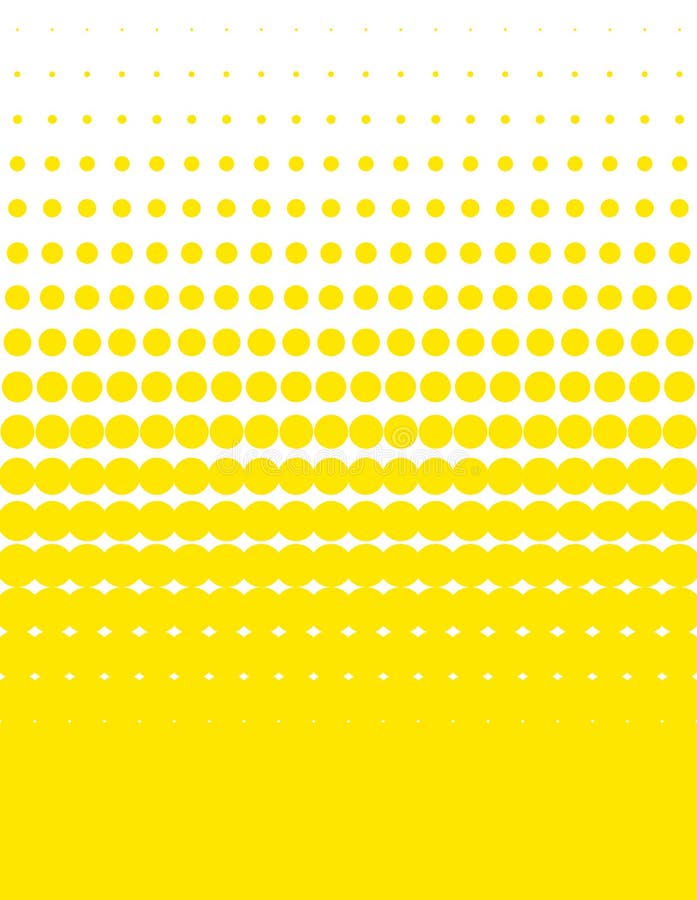 Yellow White Color Transition with Dots Stock Illustration ...
