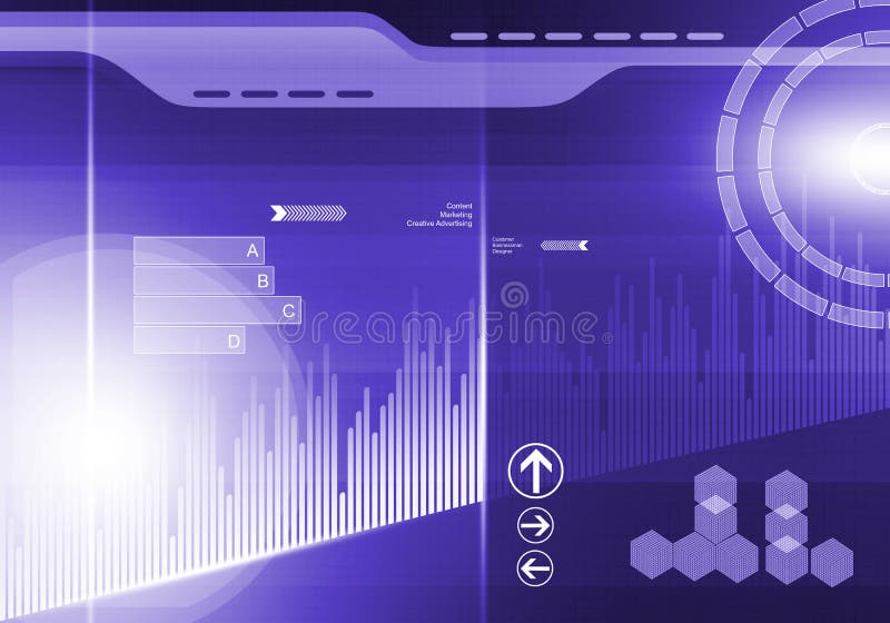 Background with Graphs and Diagrams Stock Illustration - Illustration ...
