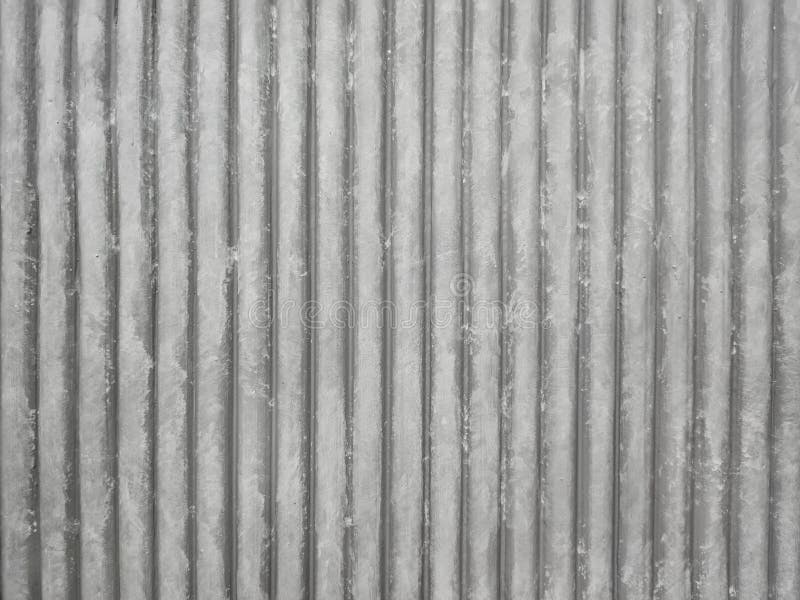Background of the Gray Concrete Wall is Textured with Vertical Groove ...