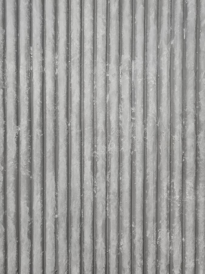 Background of the Gray Concrete Wall is Textured with Vertical Groove ...