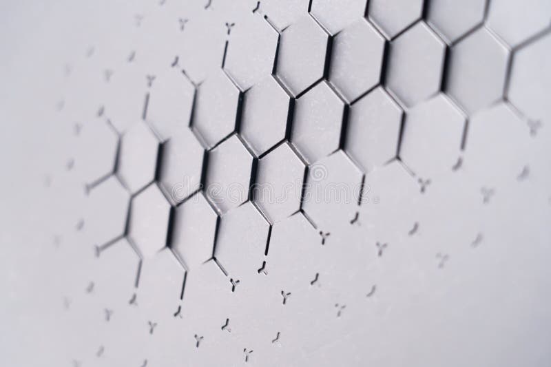 The Background of the Gray Embossed Wall Texture Has a Geometric Relief ...