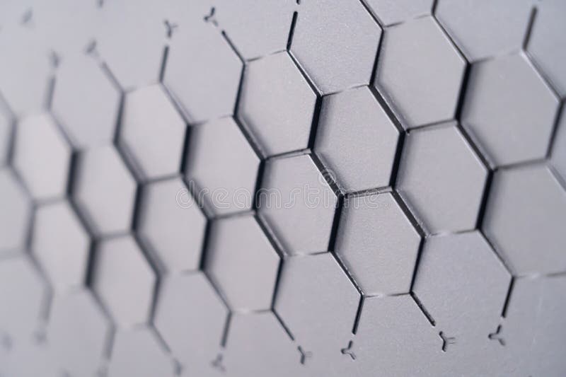 The Background of the Gray Embossed Wall Texture Has a Geometric Relief ...