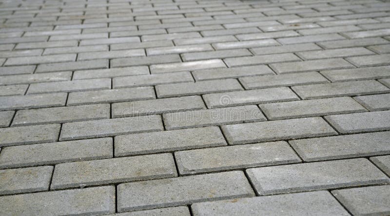Background of Gray Interlocking Tiles Stock Photo - Image of street ...