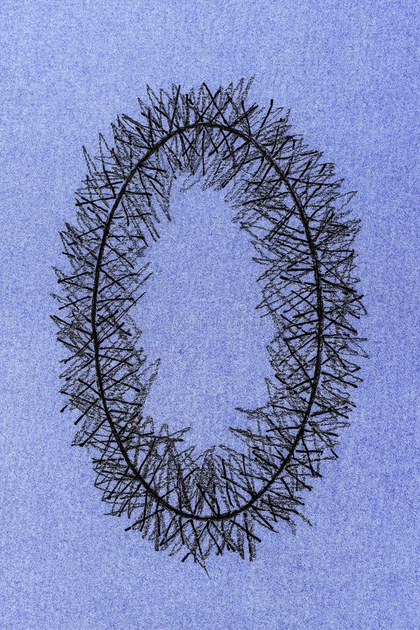 A Background of of Gray Paper with a Black Oval Pattern. Stock ...