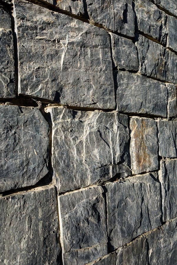 Background of a Gray Rock Wall, Square and Rectangular Blocks Stock ...