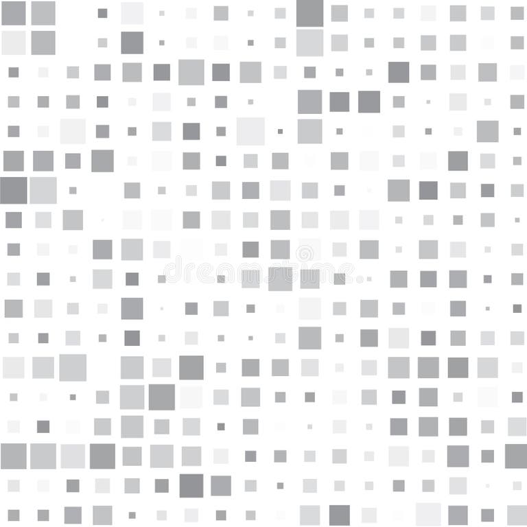 Background of Gray Squares on White. Stock Vector - Illustration of ...