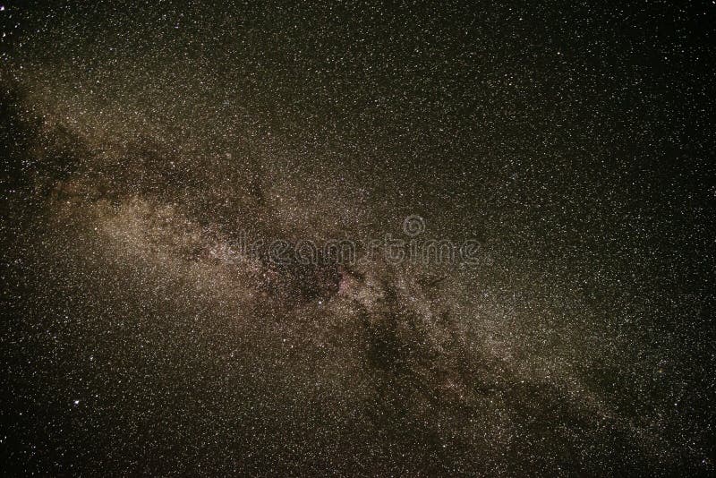 Background of Gray Starry Night Sky with the Milky Way Stock Image ...