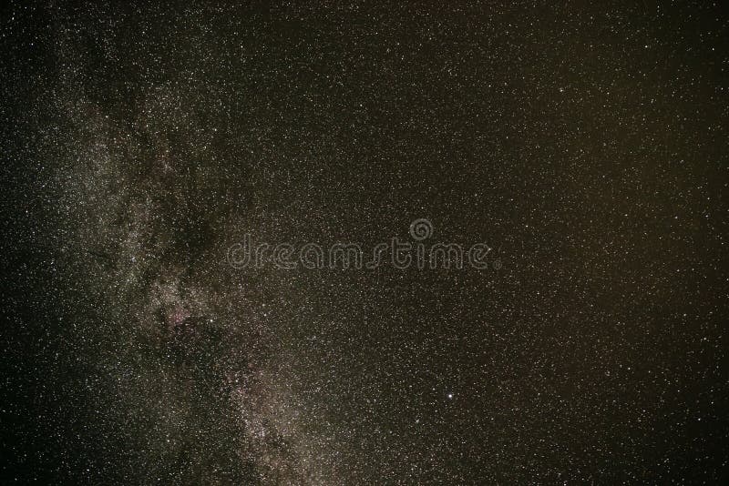 Background of Gray Starry Night Sky with the Milky Way Stock Image ...