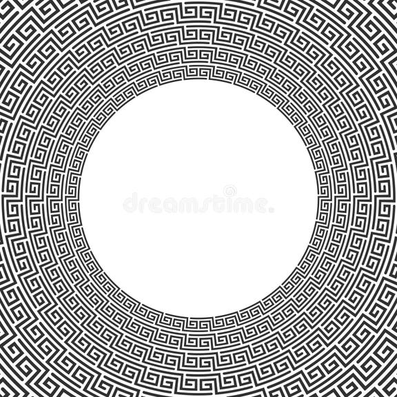 Background greek style. stock vector. Illustration of circle - 292251992