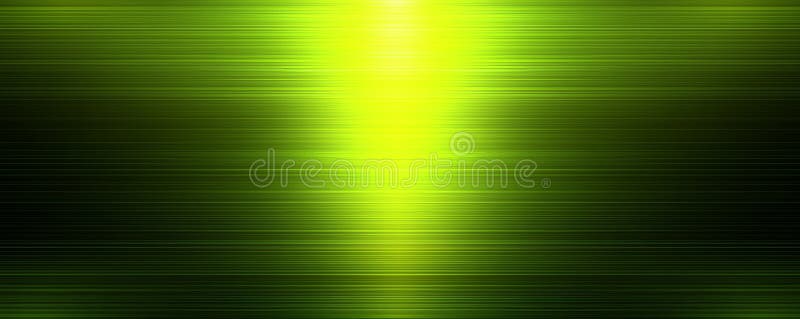 Background with Green Brushed Metal Texture and Shiny Lustrous Metallic ...