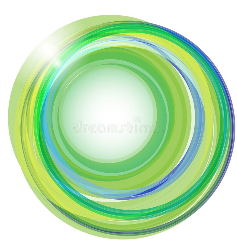 Background with Green Circles Stock Vector - Illustration of design ...