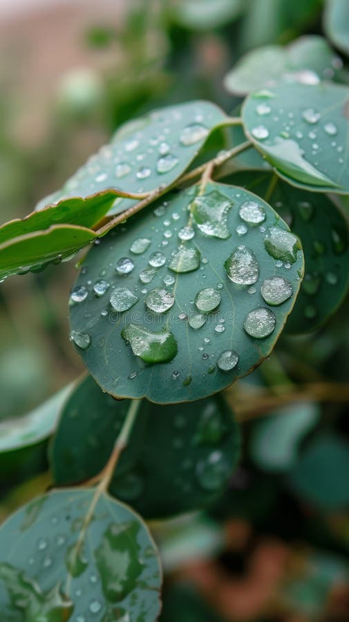 Background of Green Eucalyptus Leaves, Eucalyptus Plant Texture Stock ...