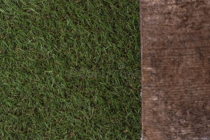 Background Green Grass and Old Wood Stock Photo - Image of grass, leaf ...
