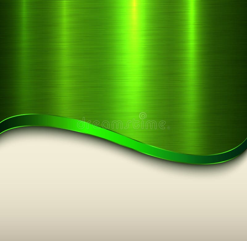 Background green metal stock vector. Illustration of smooth - 121264098