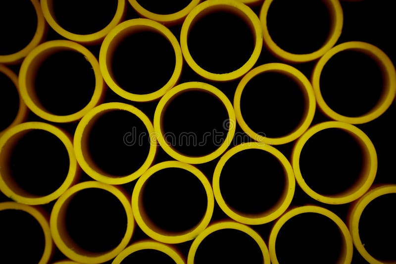 Background of the Green Plastic Pipes in Stacked Stock Image - Image of ...