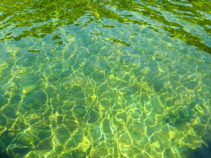 Background of Green Water Wave Surface with Sunlight Shinning Stock ...