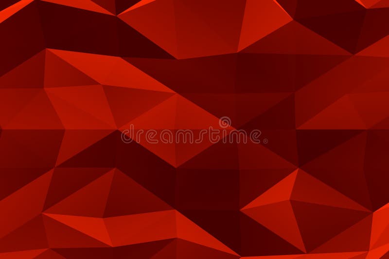 Red Triangle and Green Background Geometry Wall Stock Illustration ...