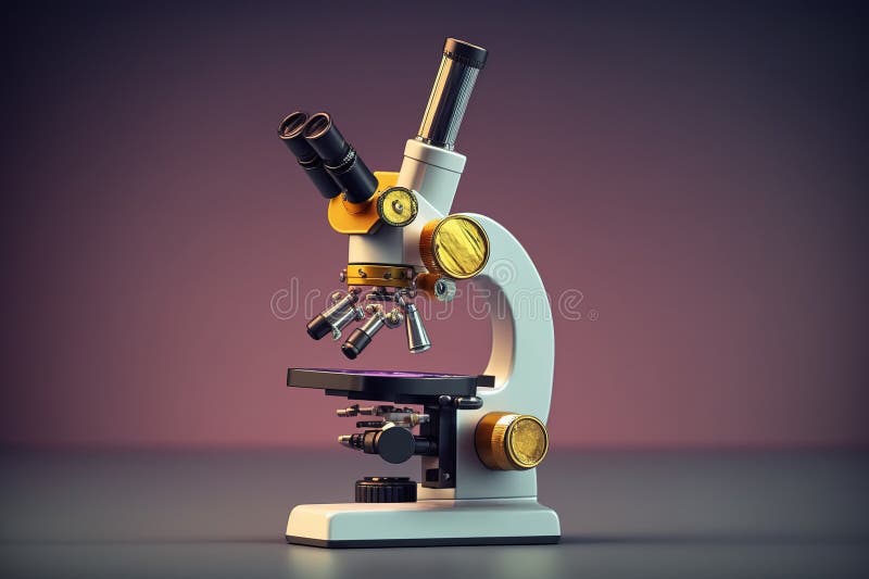 Background grey Microscope stock illustration. Illustration of ...